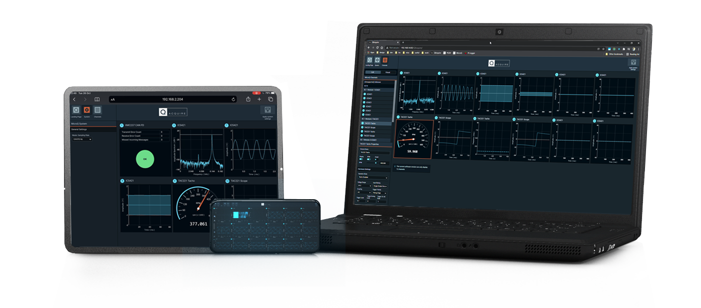 QAcquire & QDataManager - TEDS